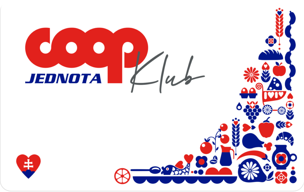 Vernostná karta COOP Jednota Klub - Jednota